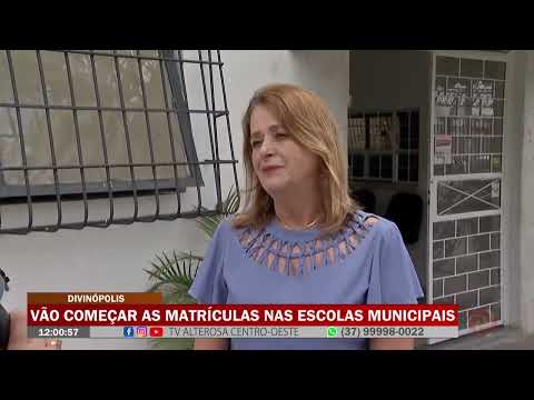 Vão começar as matrículas nas escolas municipais | TV Alterosa